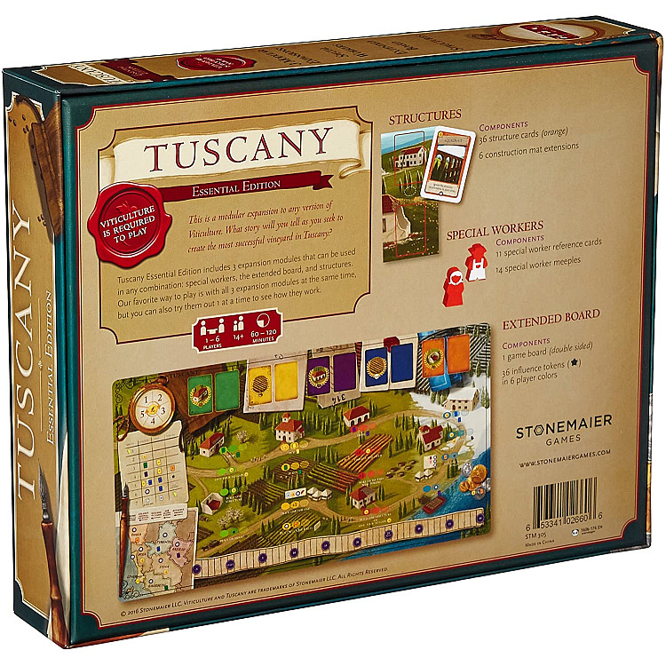 Buy Viticulture - Tuscany Essential Edition only at Board Games India ...