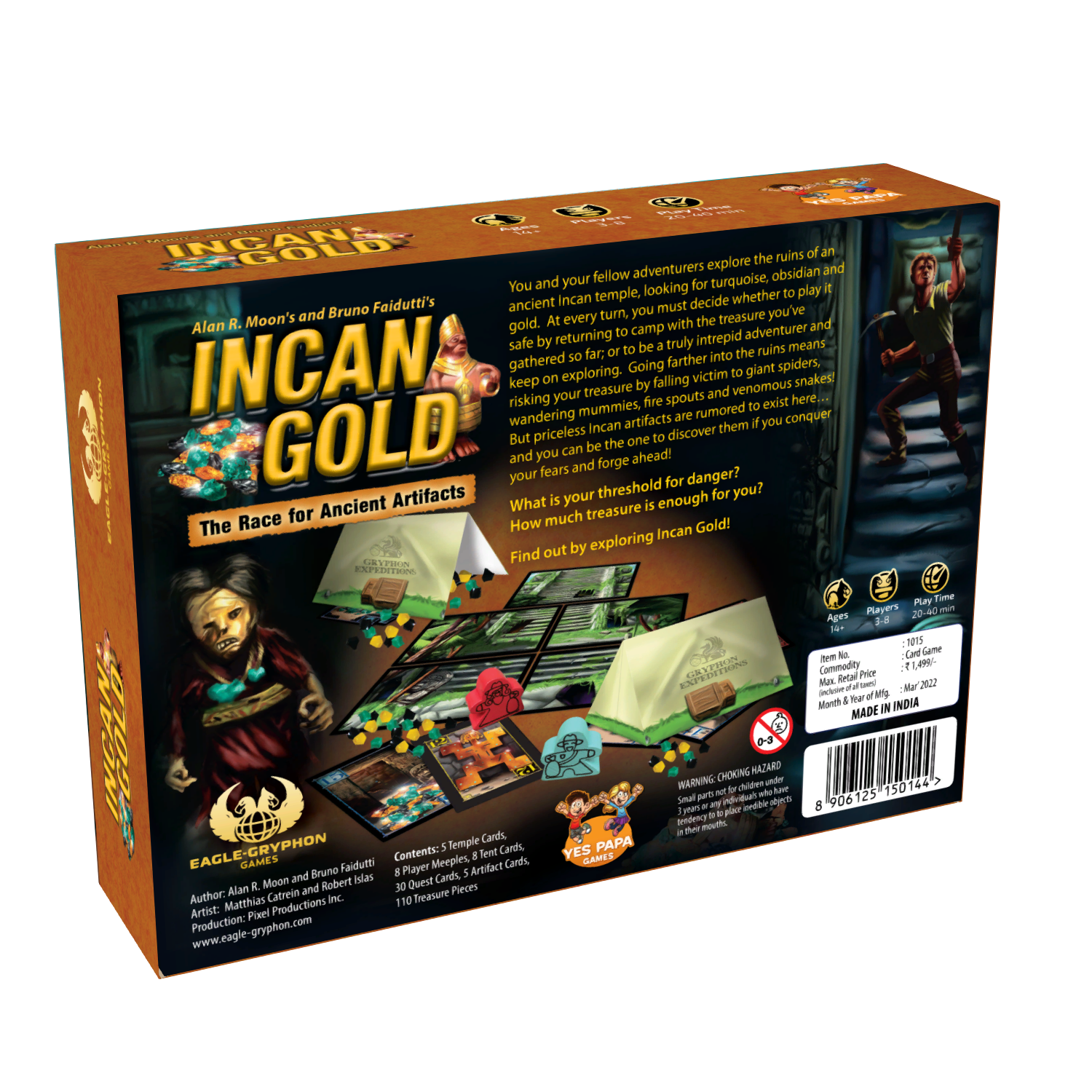 Buy Incan Gold only at Board Games India - Original Games, Best Price ...